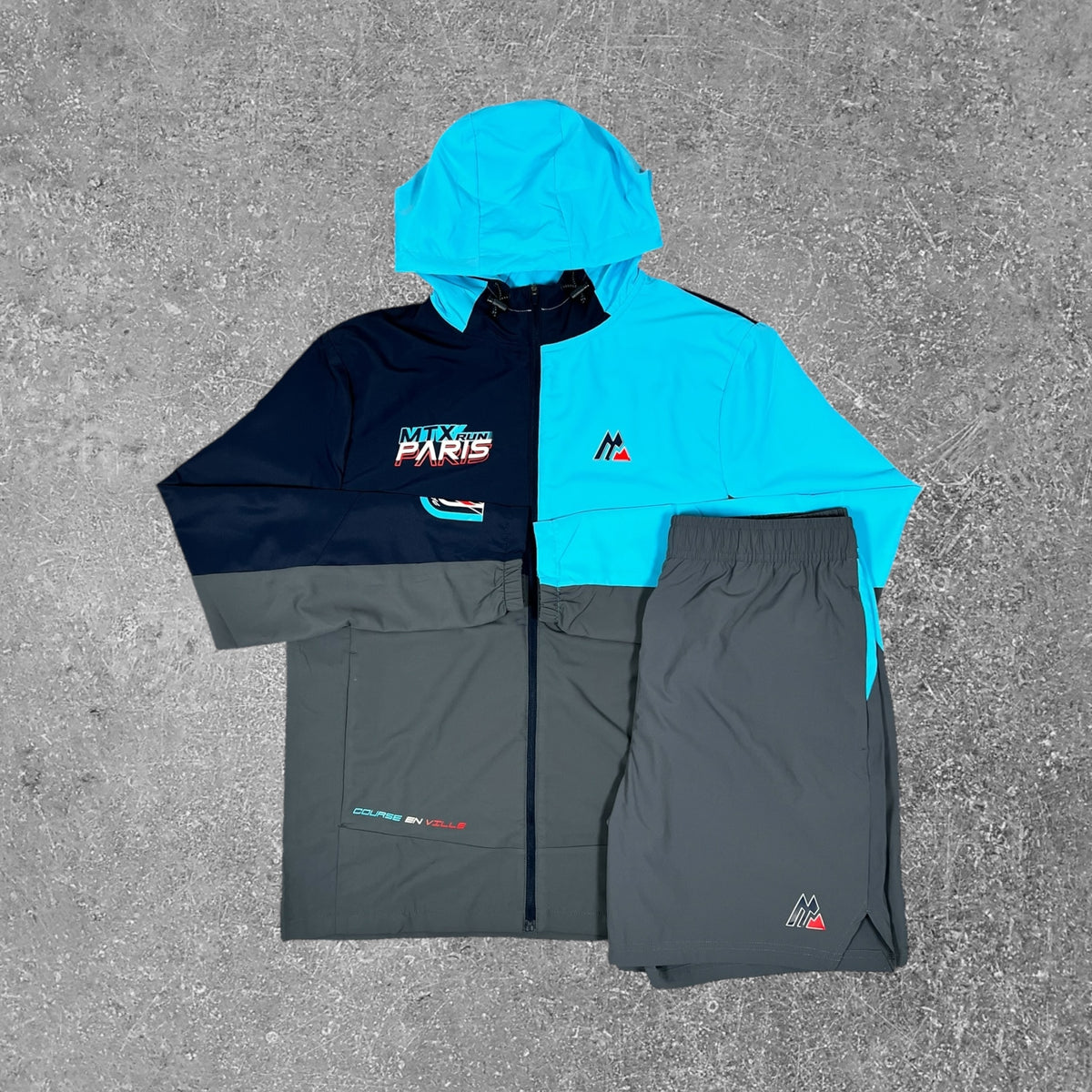 MONTIREX PARIS WINBREAKER SET - BLUE/GREY | EXCLUSIVE – RGTECH23