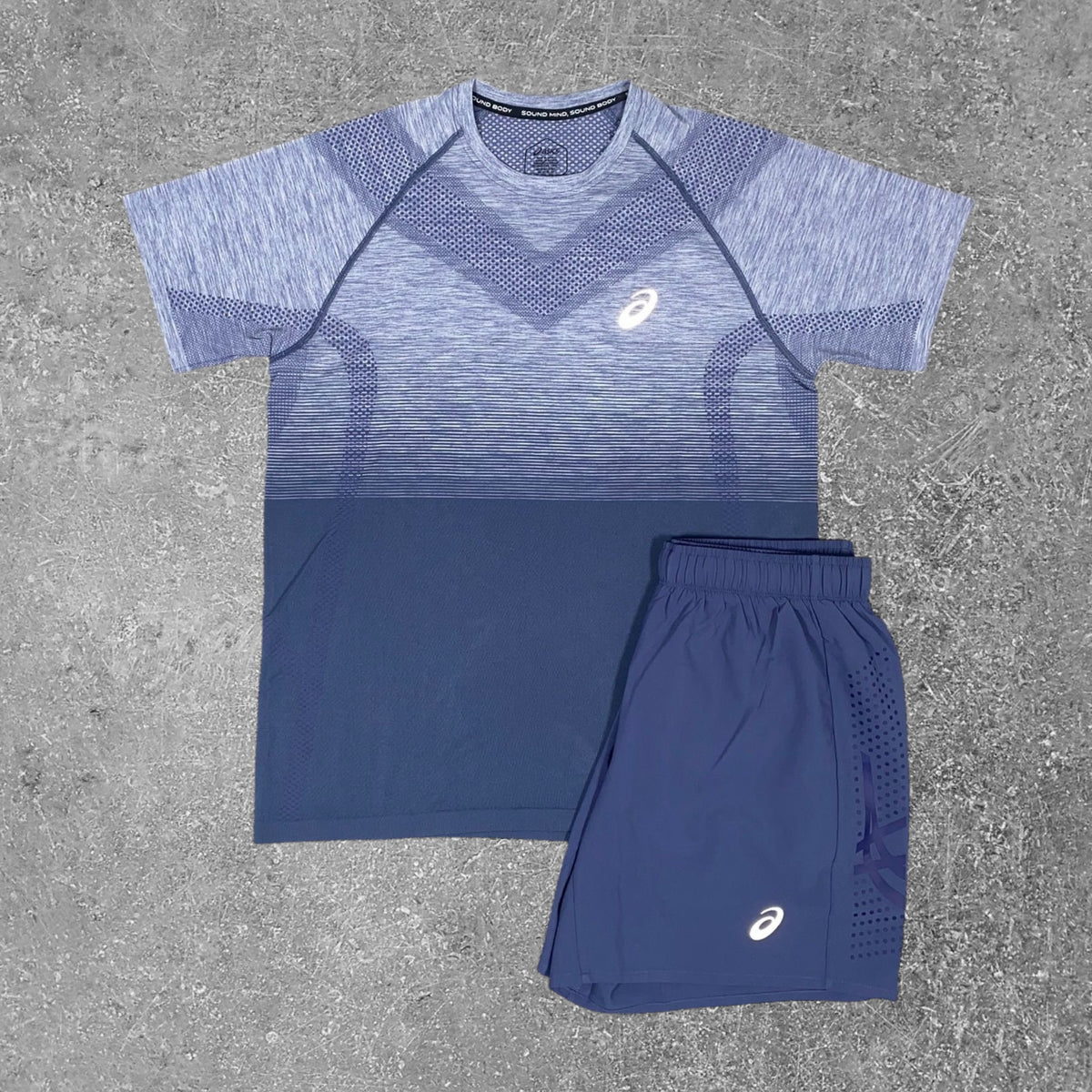 ASICS ICON SEAMLESS SET - THUNDER BLUE | PREMIUM – RGTECH23